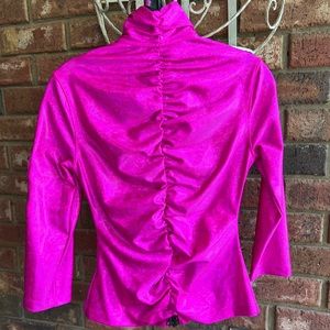 bebe | Jackets & Coats | Bebe Hot Pink Hologram Jacket | Poshmark